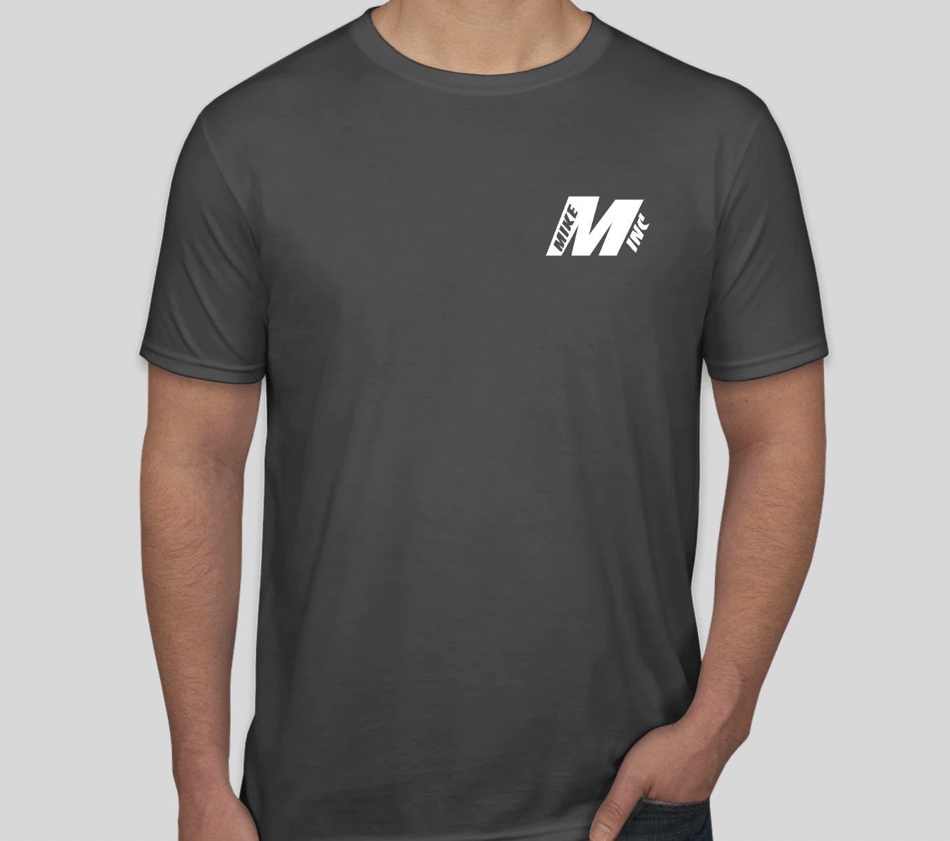 MMI Logo T-Shirt - Grey - Mike Maier Inc